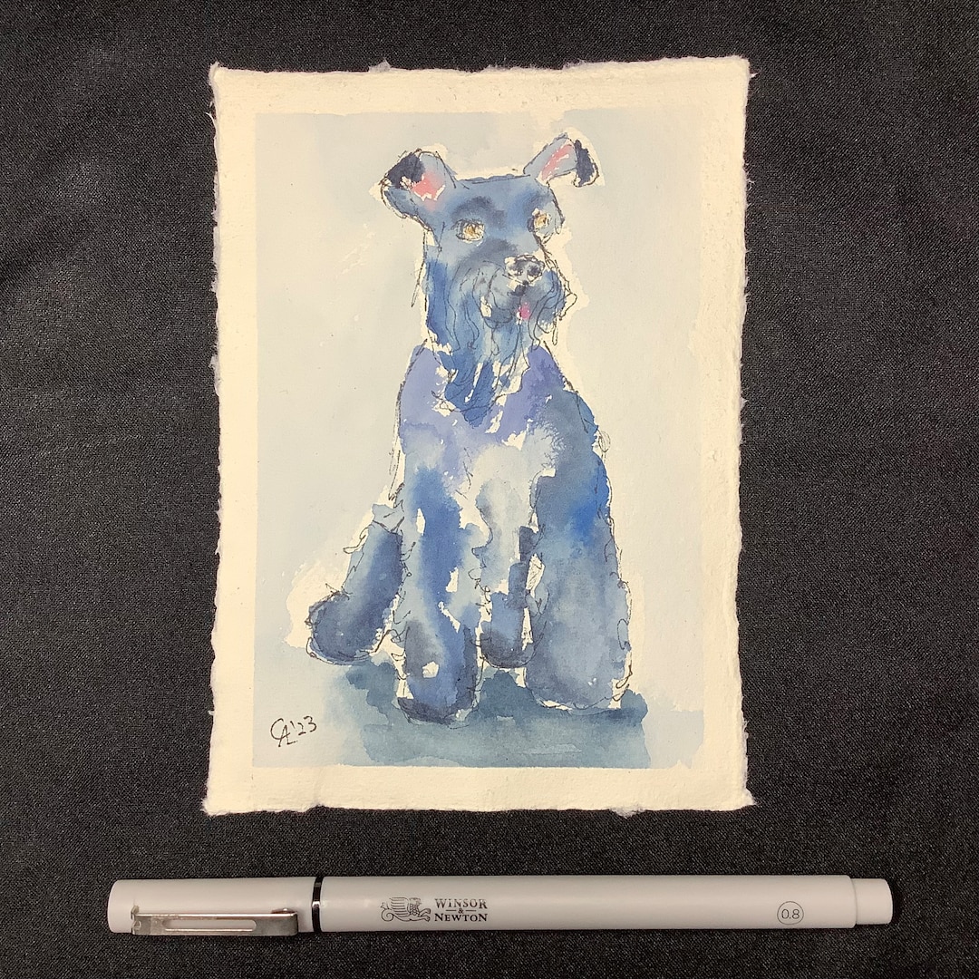 Kerry Blue Terrier, Woolley Terrier, Fluffy Dog, Blue Grey Doggy, Small ...