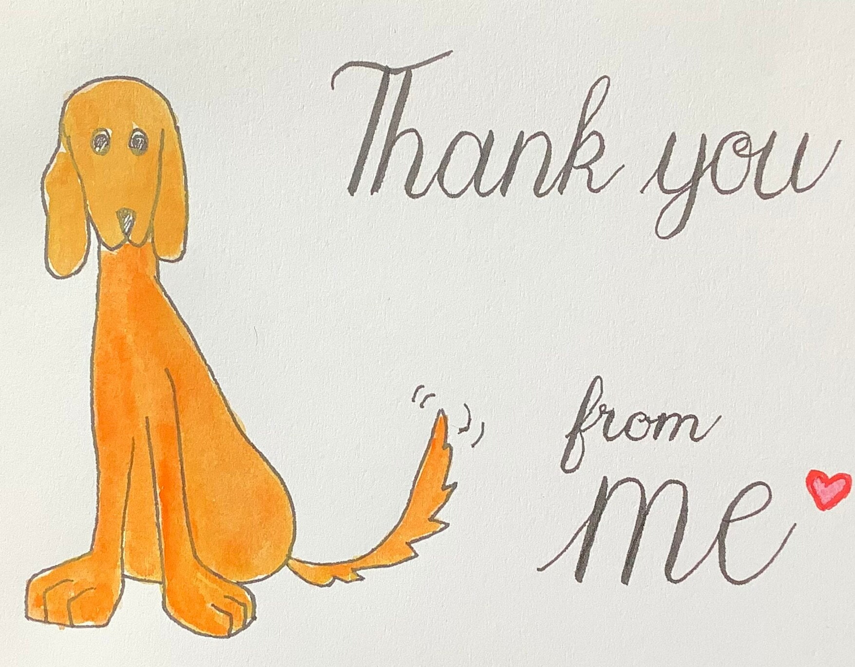 Thank You Cartoon Dog