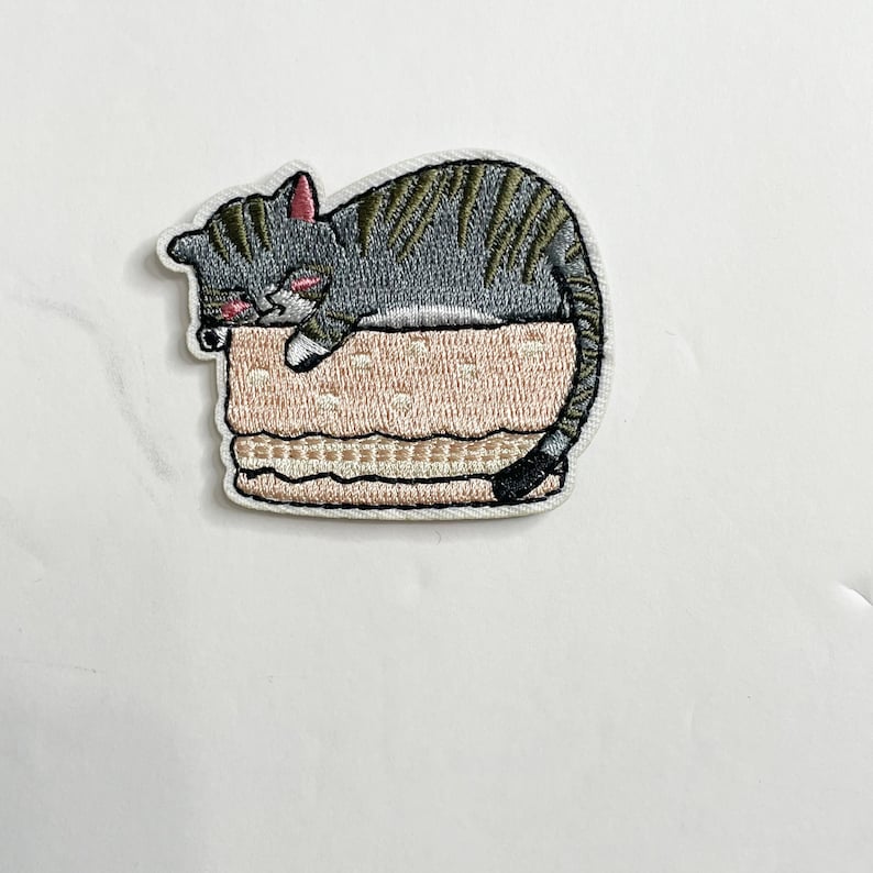 Iron on Cat Patches, Cat Patches, Cat Embroidery Patch, Sew on Patch ...