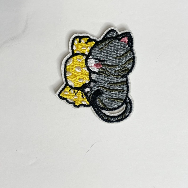 Iron on Cat Patches, Cat Patches, Cat Embroidery Patch, Sew on Patch ...