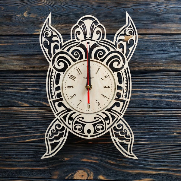 Sea Turtle Wall Clock - Etsy