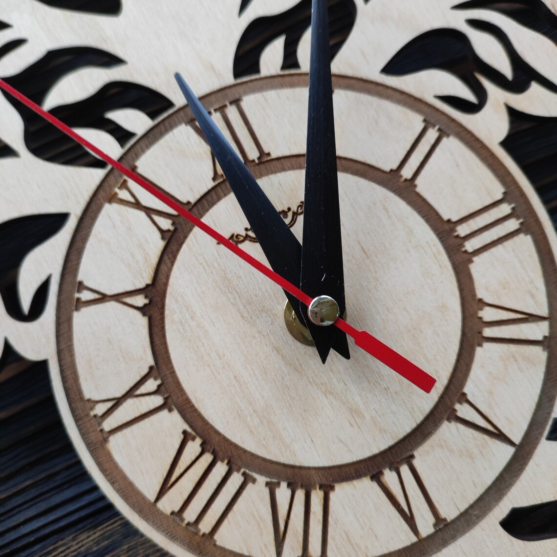 Large Tree of Life Wall Clock Tree of Life Wood Sign Unique Home Decor ...
