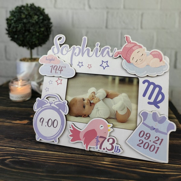 Baby Picture Frame - Etsy