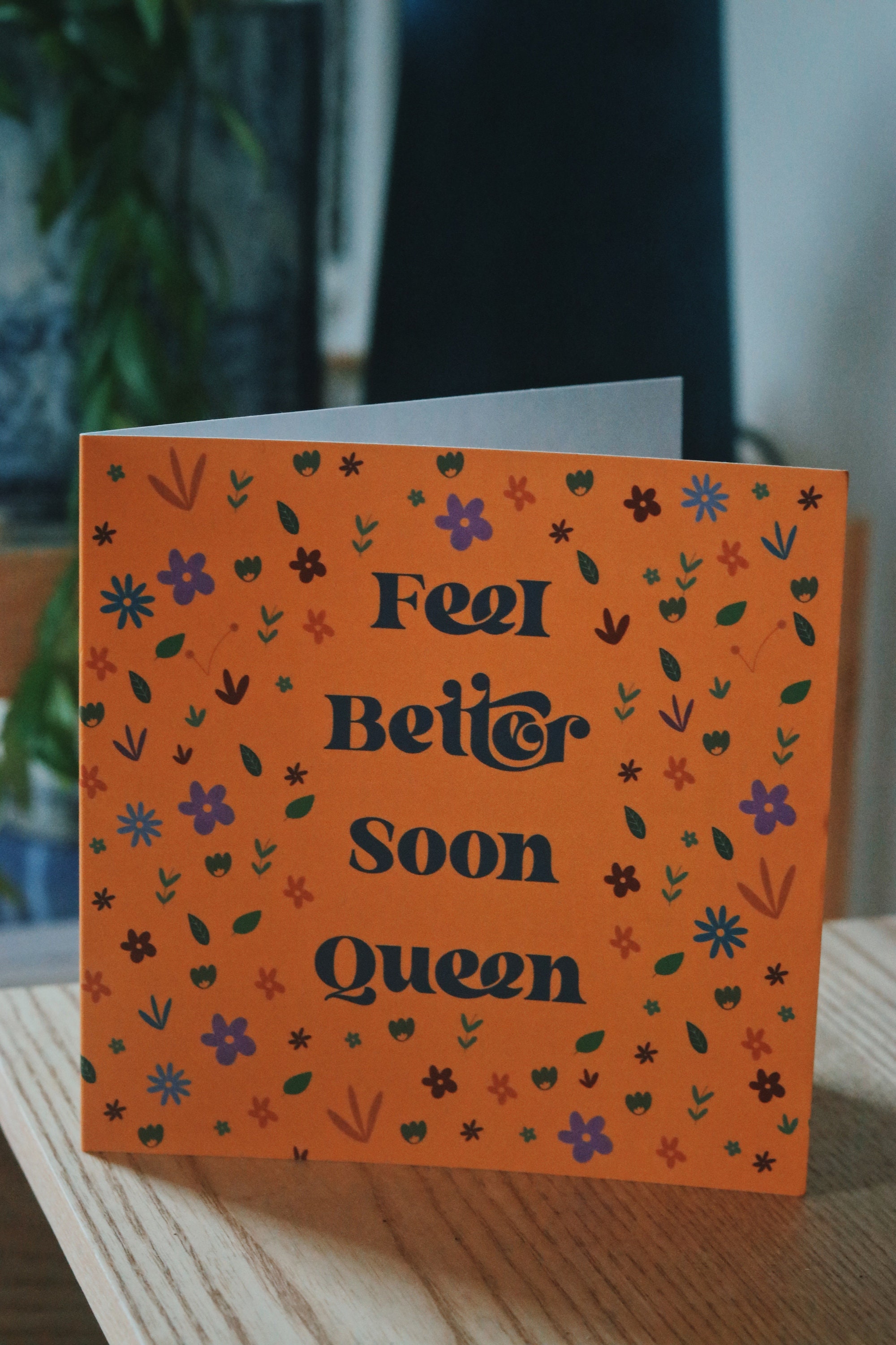 Feel Better Soon Queen Get Well Soon Card Funky 70s Retro Card - Etsy UK