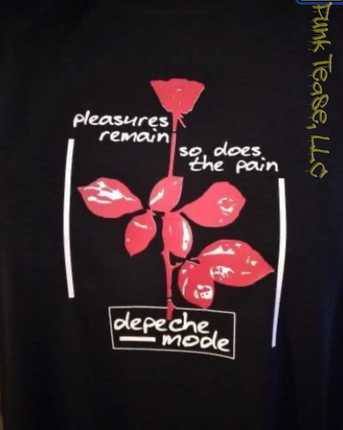 Depeche Mode Violator Rose Tee | Etsy