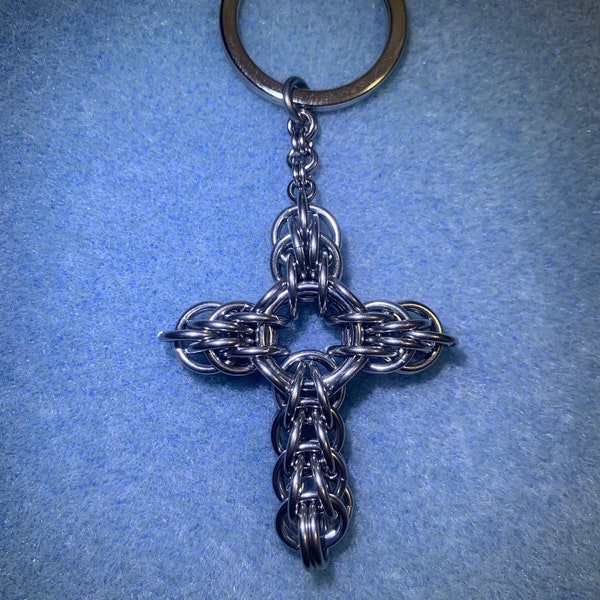 Chainmail Cross - Etsy