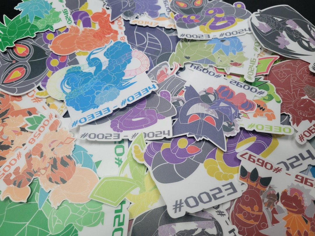 Pokemon Evolution Stickers BLIND BOX - Etsy
