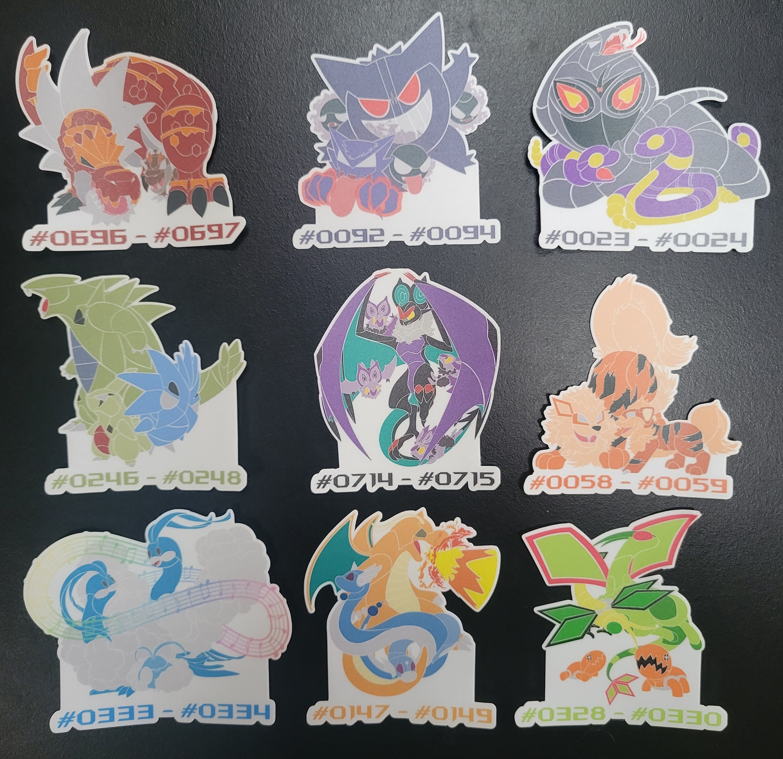 Pokemon Evolution Stickers [BLIND BOX] - Etsy