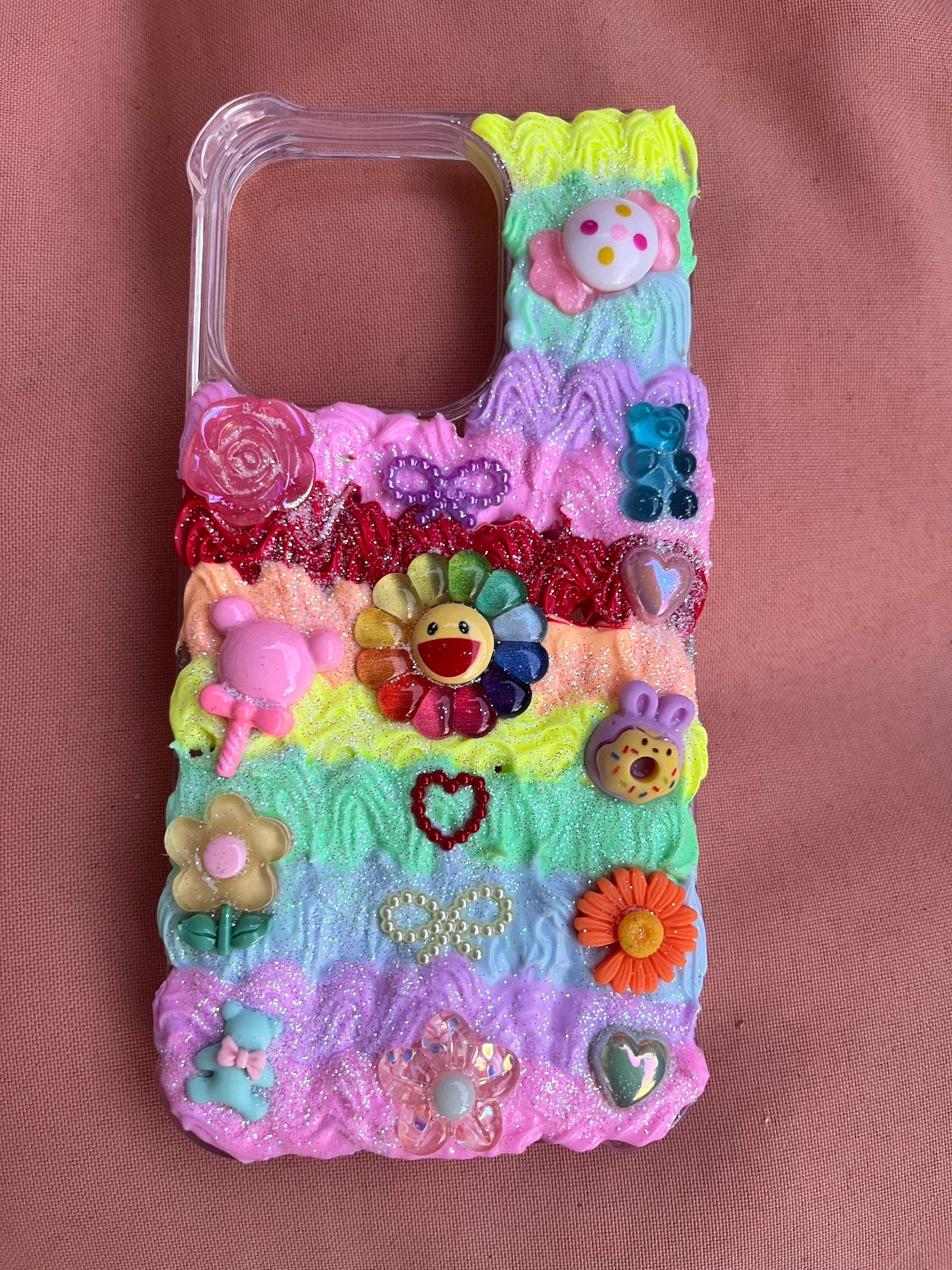 Phone Case Phone Case MULTICOLOR Silicon Cream Handmade for All ...