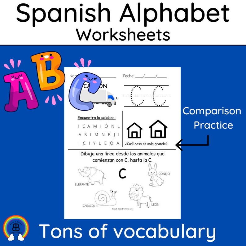 Alphabet Activities - Spanish Activity Pages - Kindergarten Printables ...