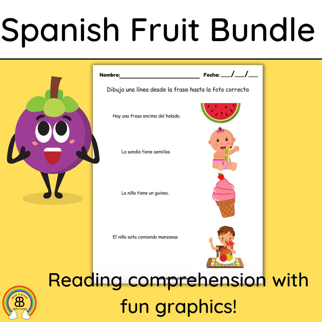 Spanish Printables Spanish Activity Pages Kindergarten Printables ...