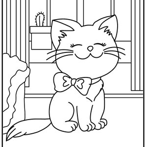 Cute Cat Colouring Book 20 Pages of Fun for Boys, Girls, Teens, Kids ...