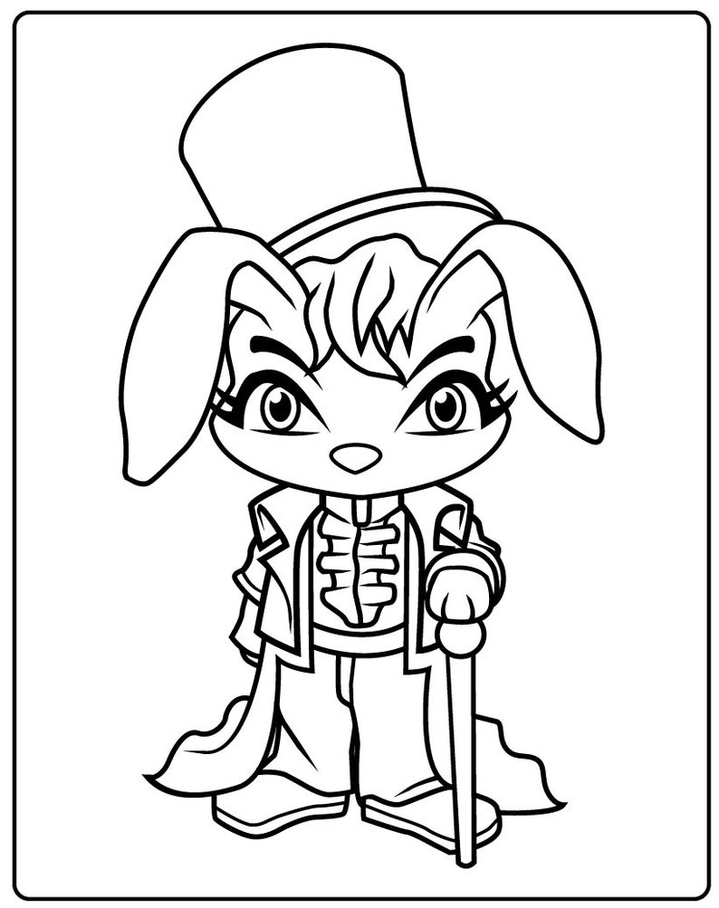 Rabbit Colouring Book 75 Pages of Fun for Boys, Girls, Teens, Kids ...