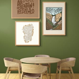 Christian Wall Art Outdoorsy Digital Print | Faith Decor for Cabin ...
