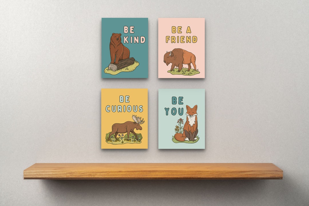 Forest Animal Poster Digital Print | Classroom Wall Art for Forest ...