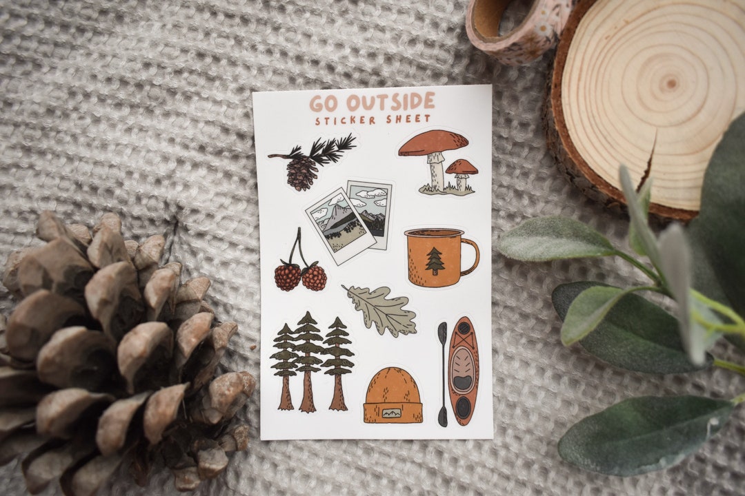 Nature Sticker Sheet - Etsy
