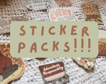 Sticker Packs - Etsy