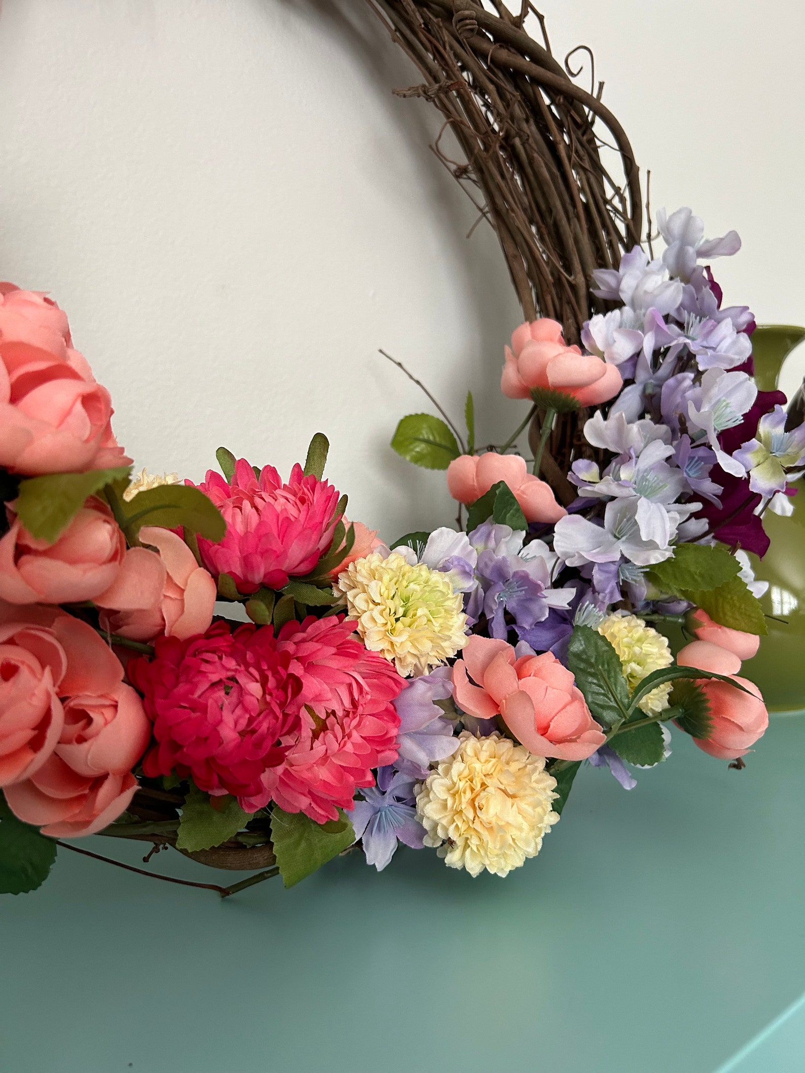 Spring Flowers Wreath - Etsy