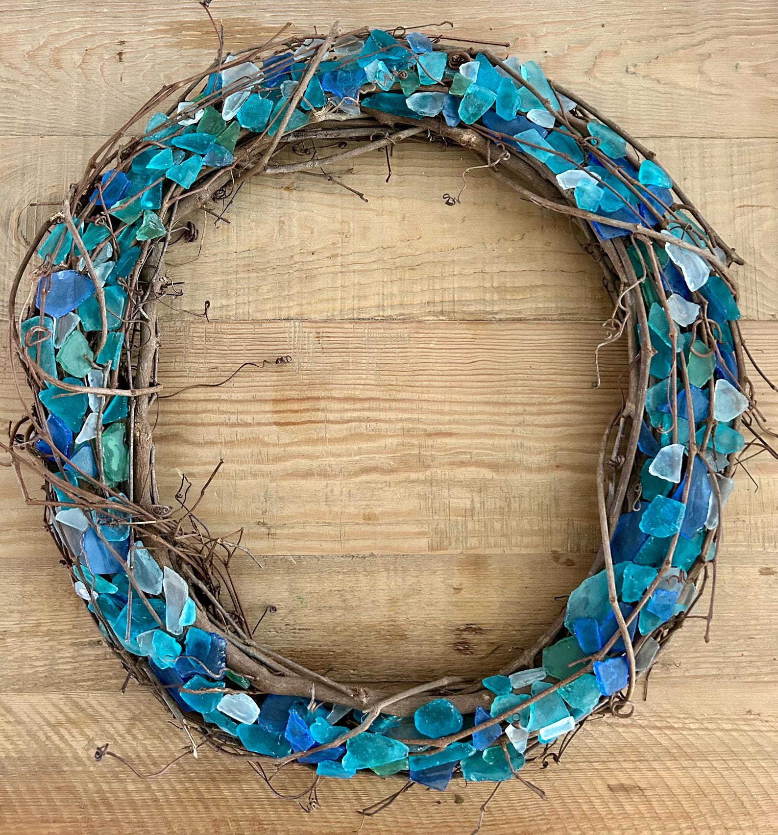 Sea Glass Wreath - Etsy