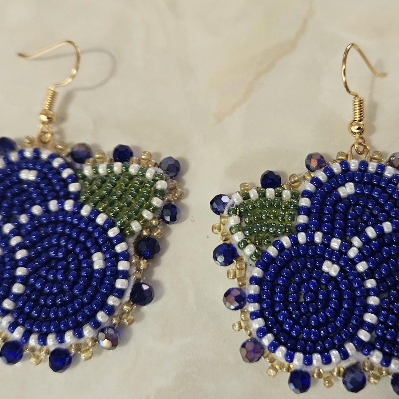 Beaded Earrings - Etsy Canada