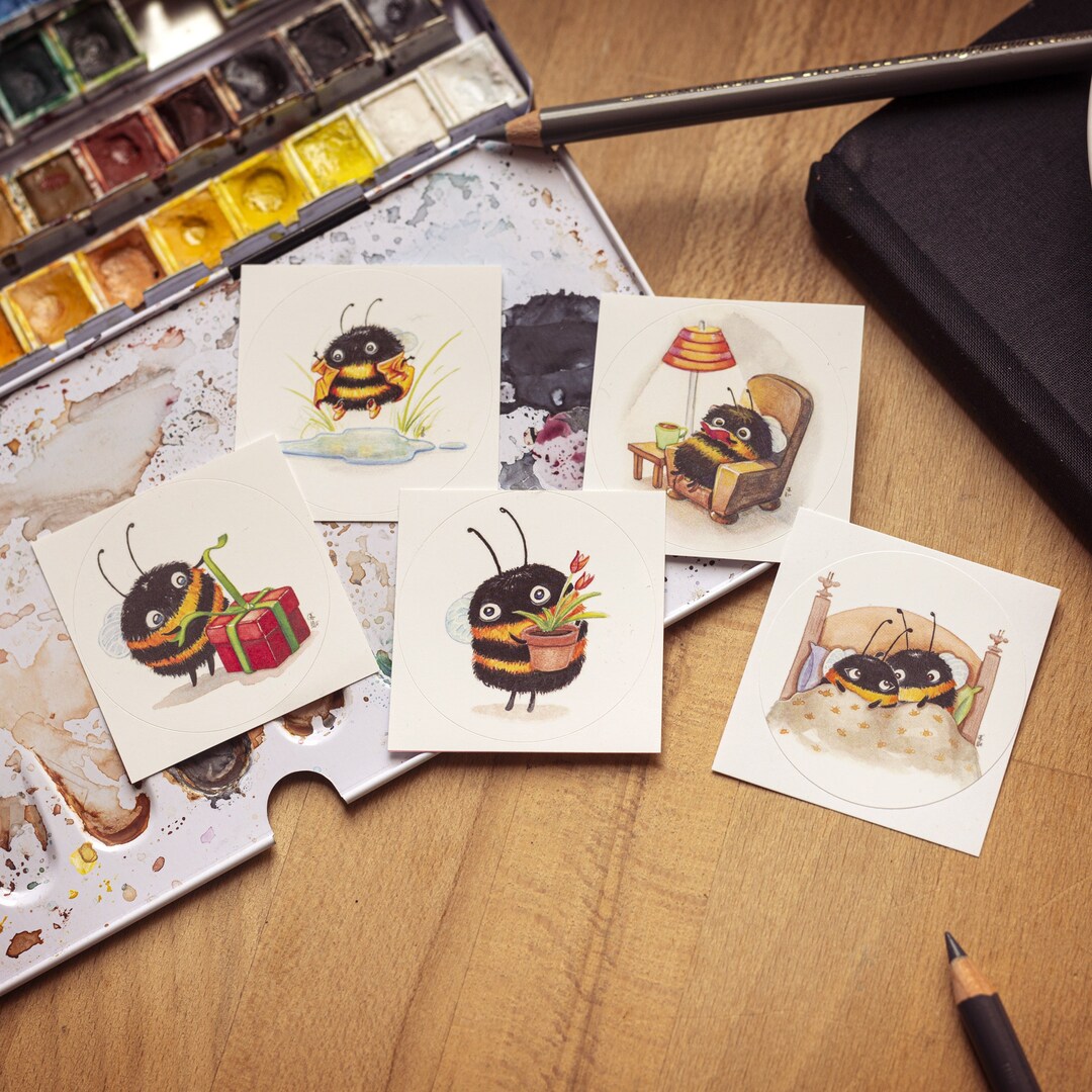 Bumblebee Sticker Set Bullet Journal Stickers Planner Stickers ...