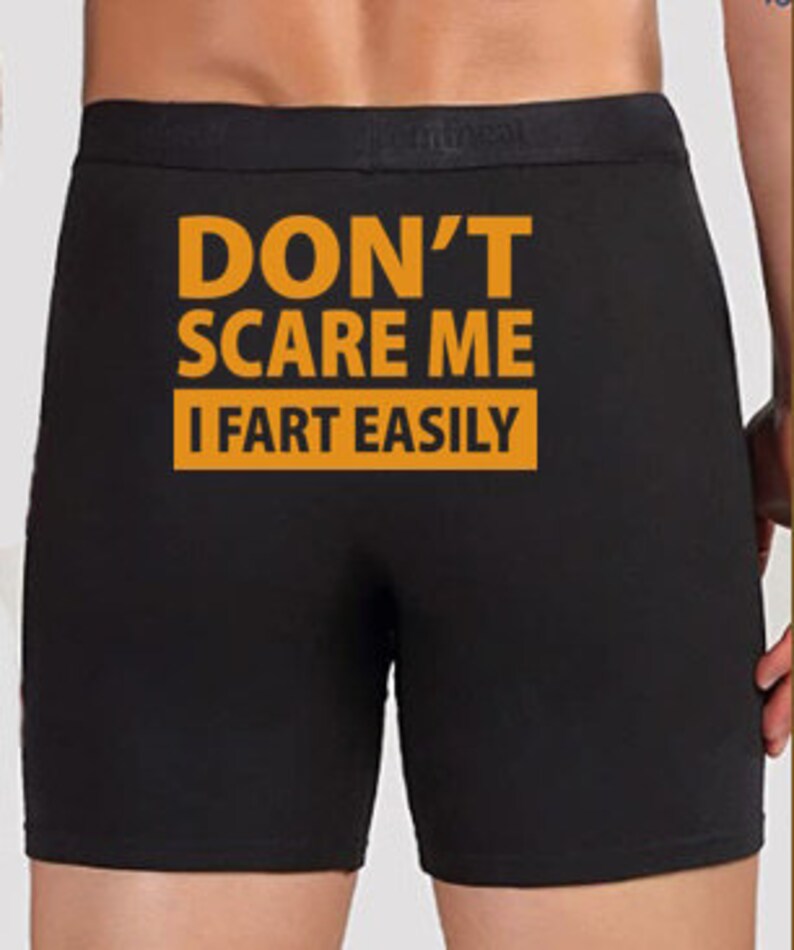 Men Boxer Briefs Don't Scare Me I Fart Easily - Etsy