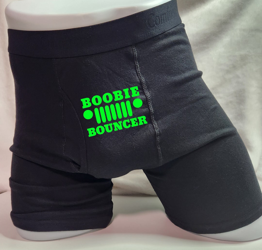 Boobie Bouncer Men Boxer Briefs BBM Jeep Clothing Sexy Funny Naughty ...