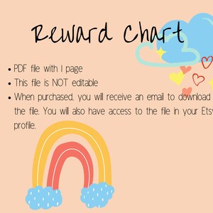 Printable Sticker Chart, Rainbow Reward Chart for Toddlers and ...