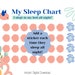 Printable Sleep Sticker Chart, Reward Chart for Toddlers and ...