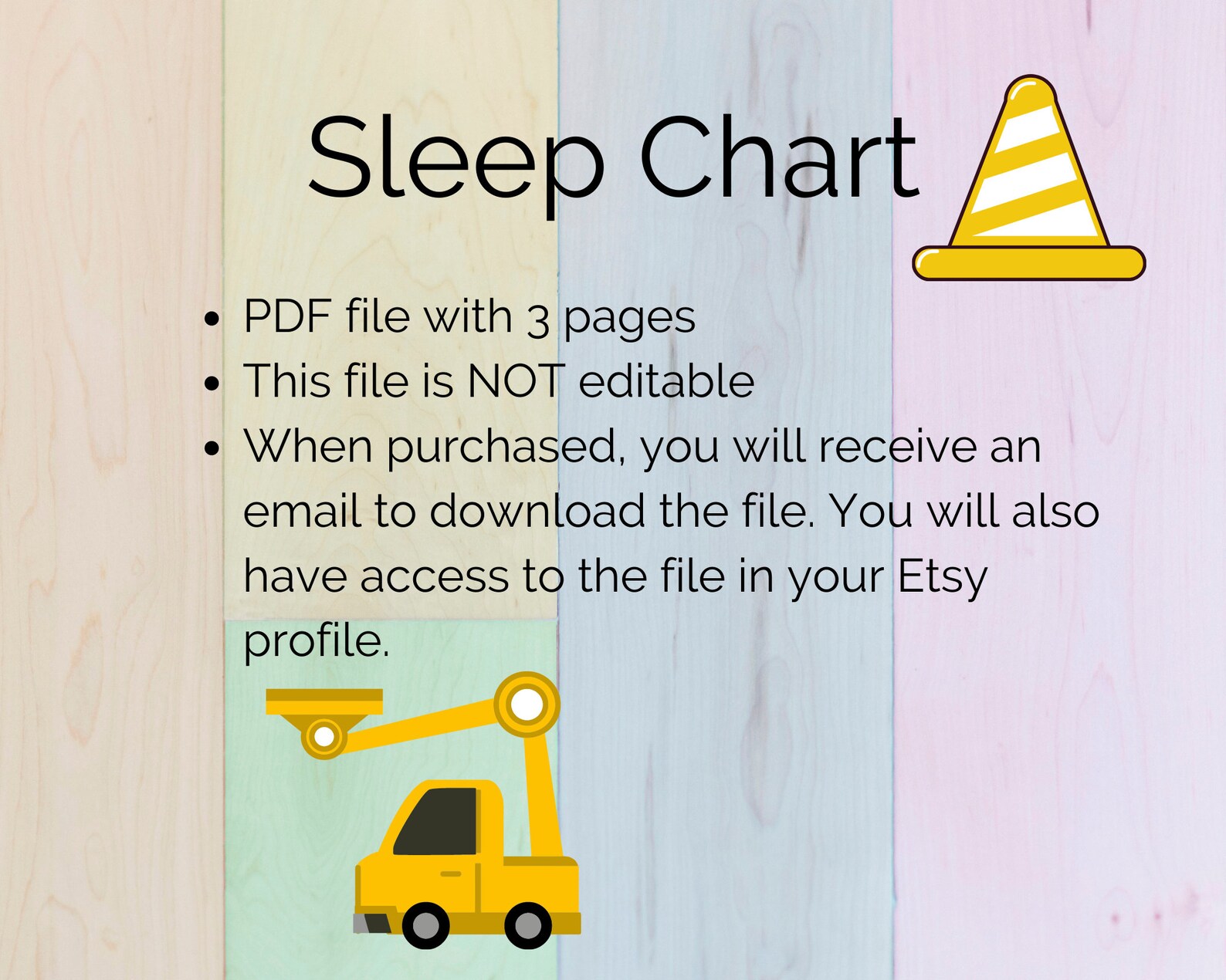 Printable Sleep Sticker Chart Bundle, Construction Reward Tracker for ...