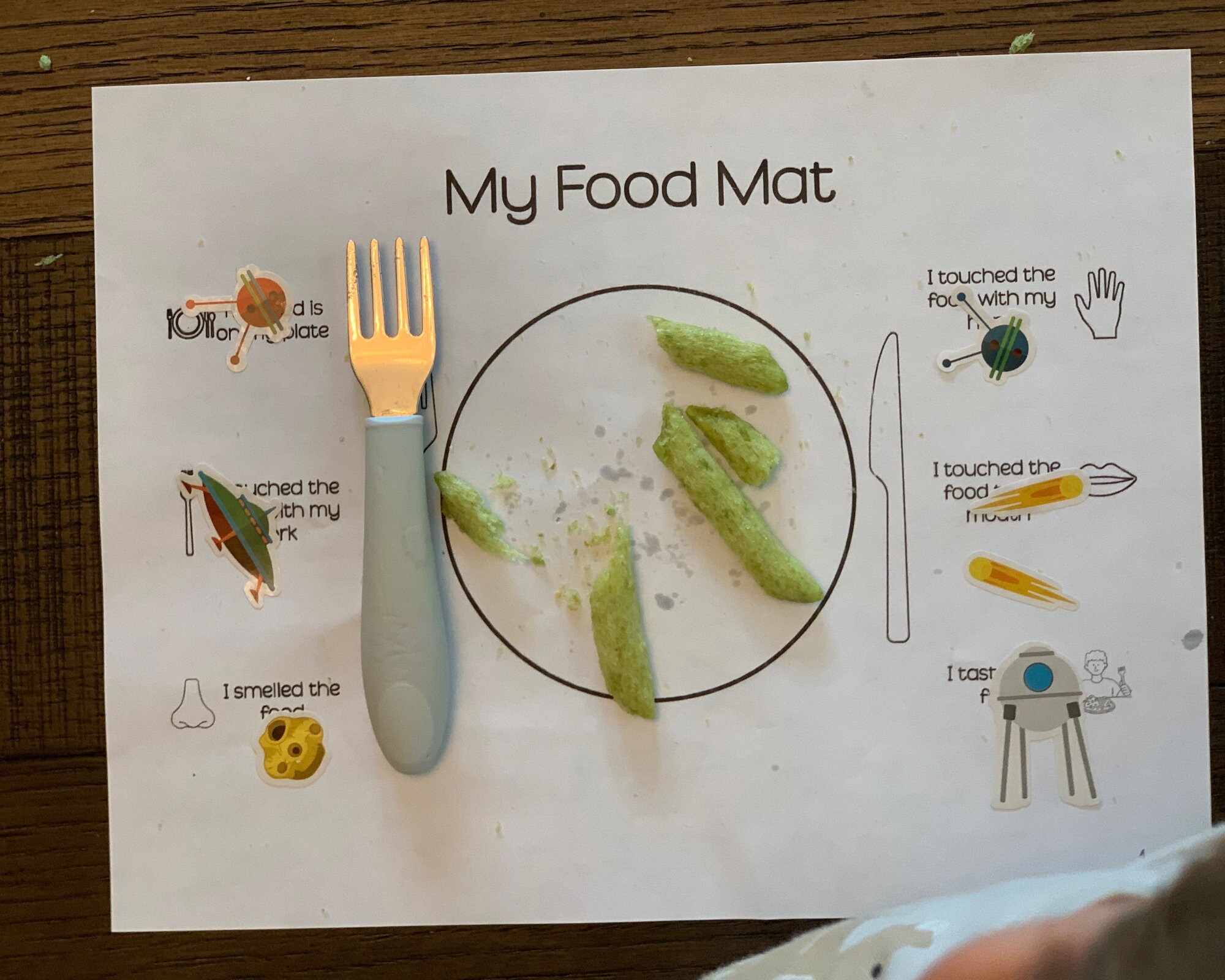 Picky Eater Place Mats, Printable Dragon Food Explorer Worksheet for ...