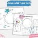 Place Mats for Picky Eaters, Printable Mermaid Food Explorer Worksheet ...