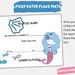 Place Mats for Picky Eaters, Printable Mermaid Food Explorer Worksheet ...