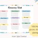 Printable Rainbow Menu Bundle, Daycare/preschool Menu, Weekly Lunch ...