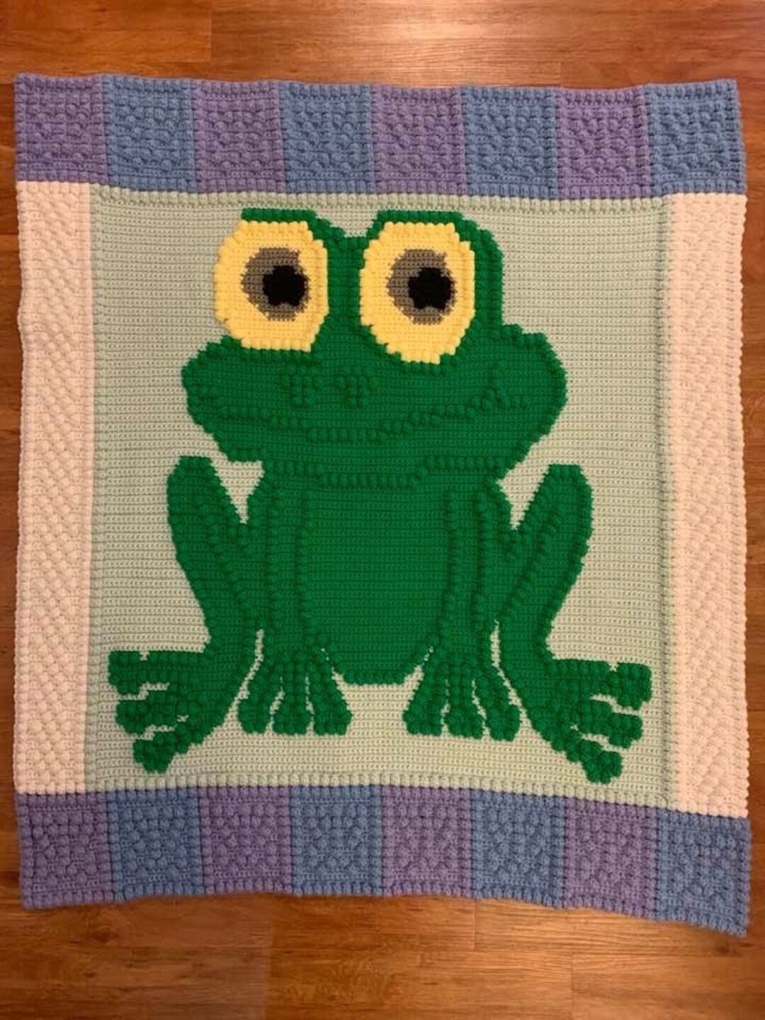 Frog Crochet Blanket (pattern) - Etsy