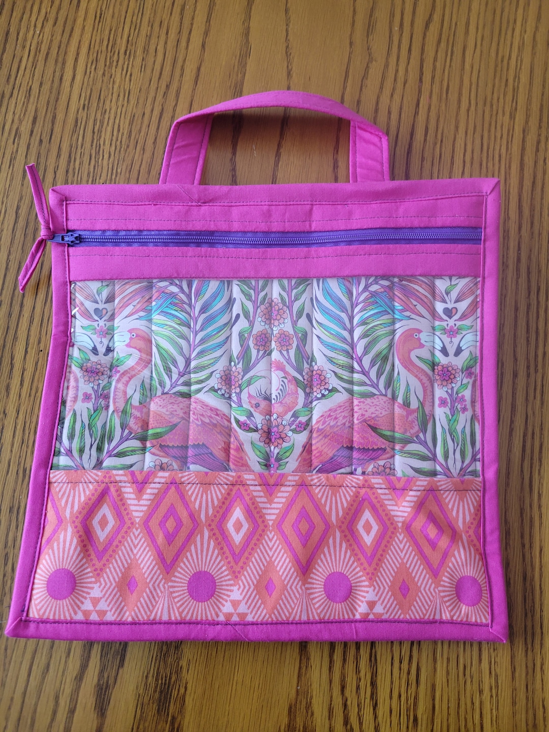 Tula Pink Quilted Project Bag - Etsy