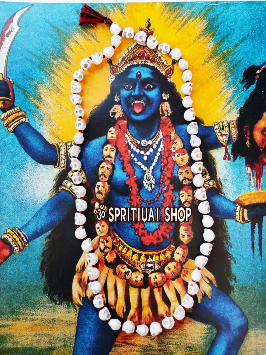 Real Aghori Made Kali Ashta Siddhi Necklace - Obtain 7 Occult Psychic ...