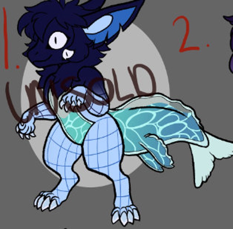 Multi-species Anthro Furry Adopt Batch Fursona Adoptables - Etsy