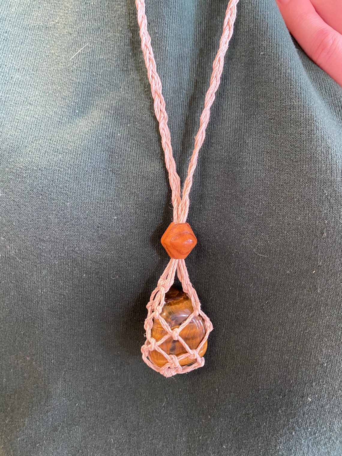 Handmade Interchangeable Crystal/Stone Holder Necklace | Etsy