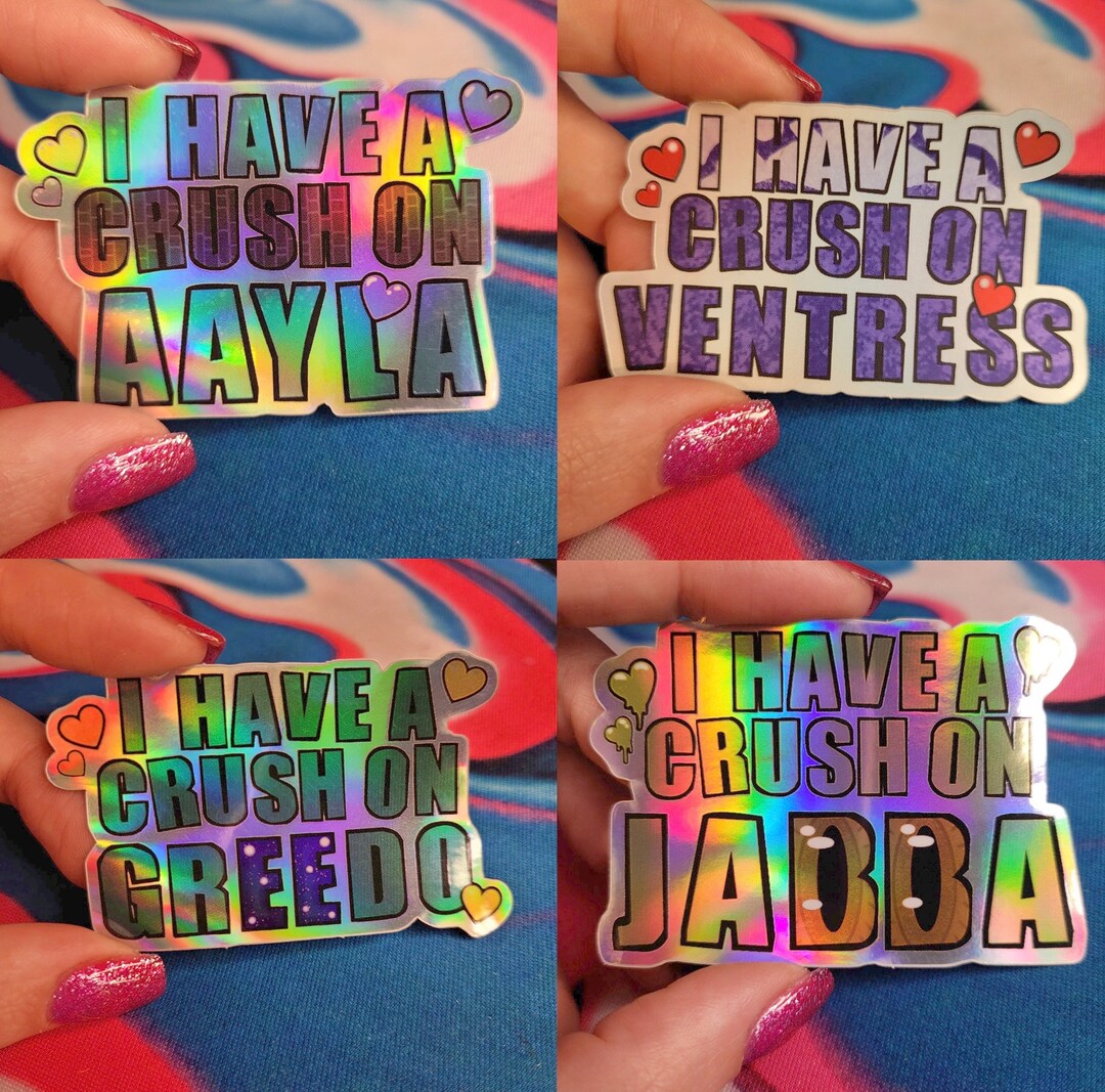 GALACTIC CRUSH STICKERS - Etsy