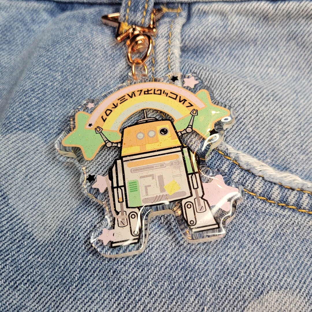 Cheeky Cussing Chopper Charm Acrylic Bag Charm - Etsy