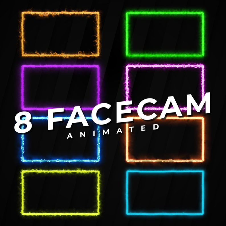 8 Animated Facecam Pack for Streamers - Elevate Your Streaming ...