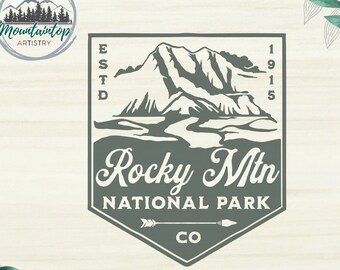 Rocky Mountain Svg - Etsy