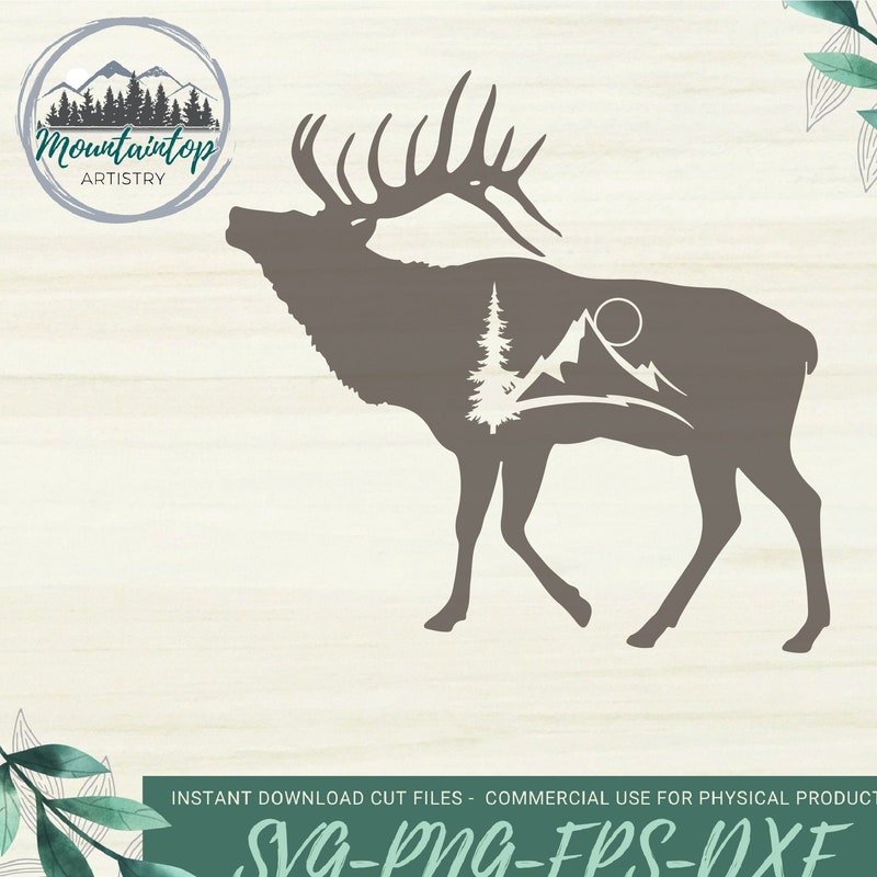 Elk Template - Etsy