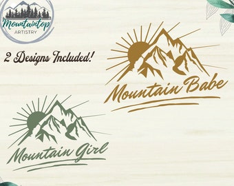 Mountain Babe Svg - Etsy