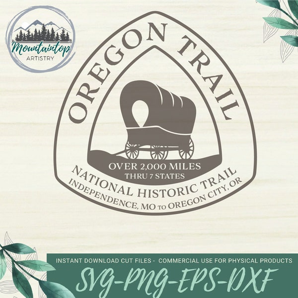 Oregon Trail Svg - Etsy