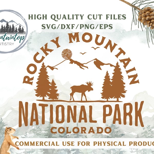 Rocky Mountain Clip Art - Etsy