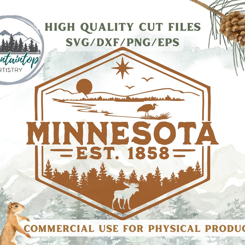Minnesota Svg - Etsy