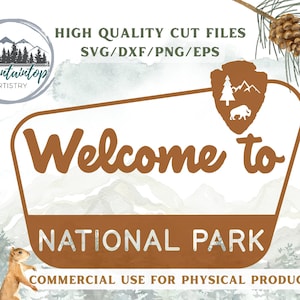 National Park Sign - Etsy