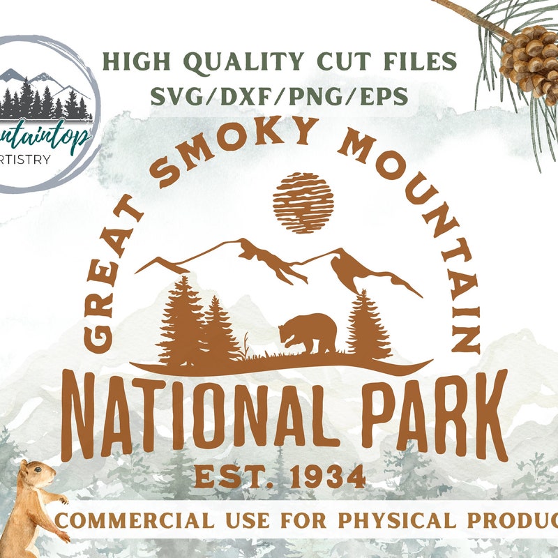 Smokey the Bear Svg - Etsy